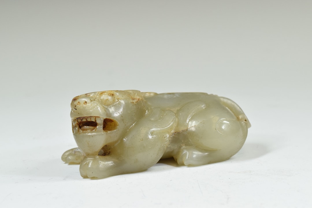 Vintage Collection Chinese Style Jade Beast Figure Ornament - Etsy
