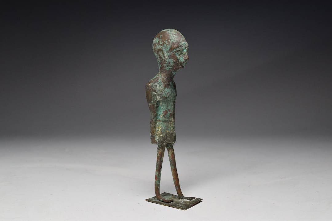 Vintage Collection Bronze Standing Man Figure Miniature - Etsy