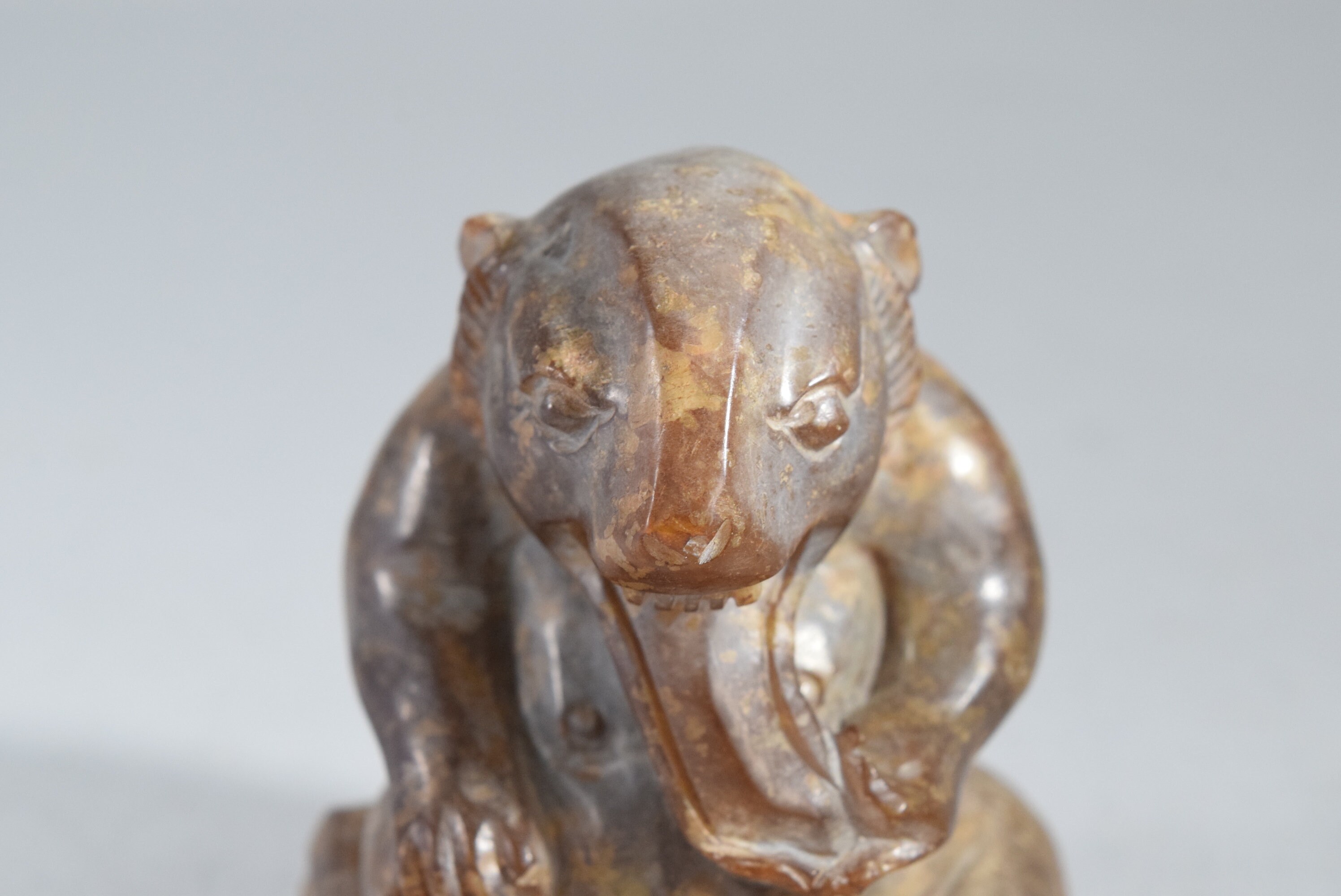 Vintage Collection Well Carved Jade Bear Figure Ornament - Etsy UK