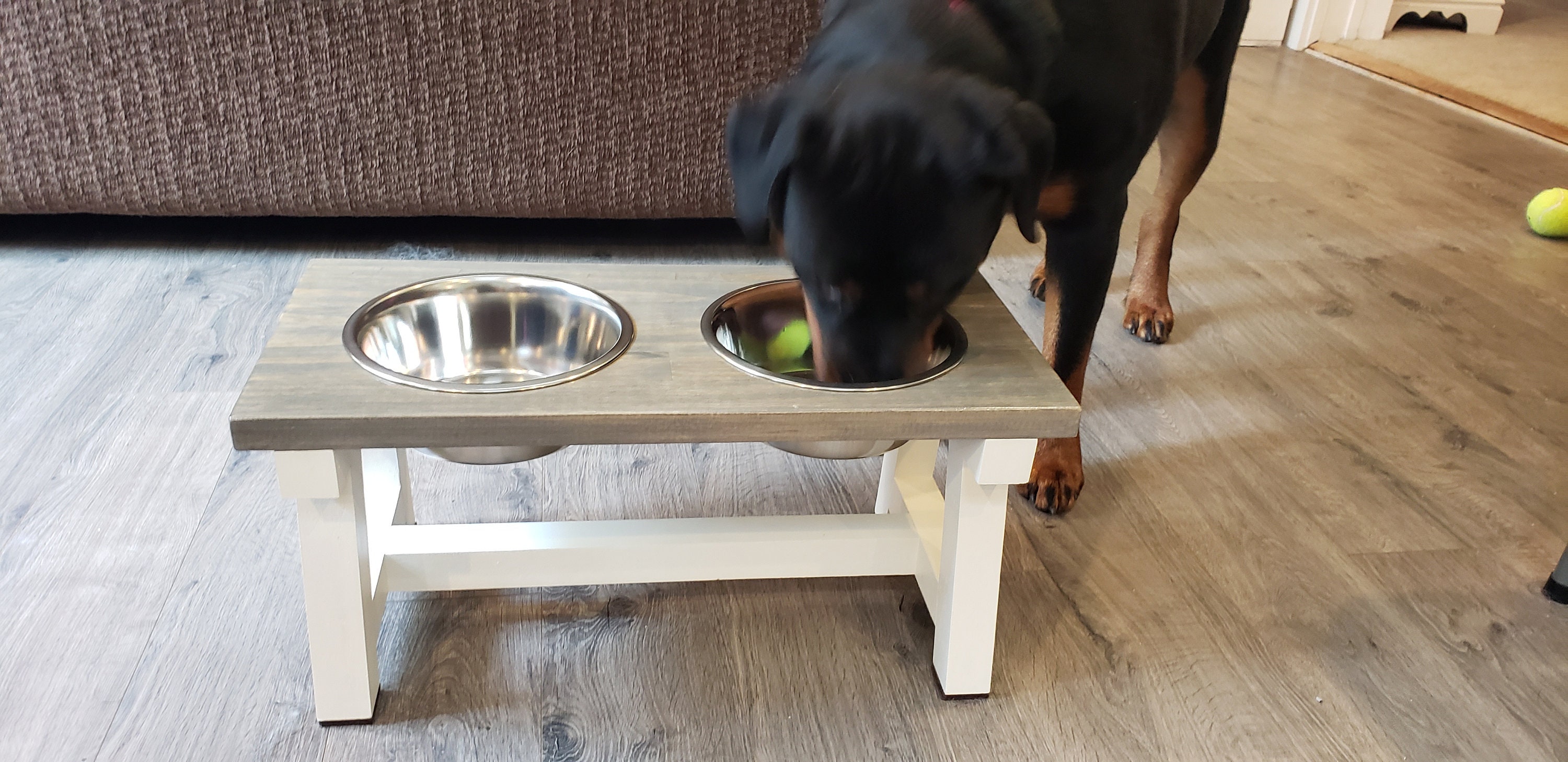 Dog Food Stand, Farmhouse Style - Etsy