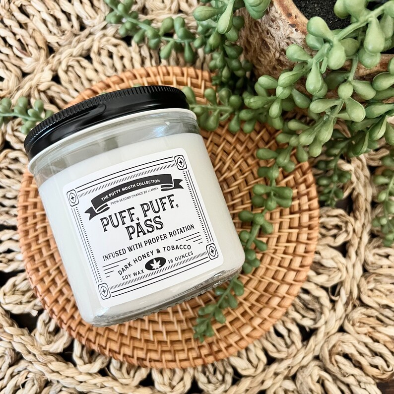 Puff Puff Pass Potty Mouth Candle - Etsy