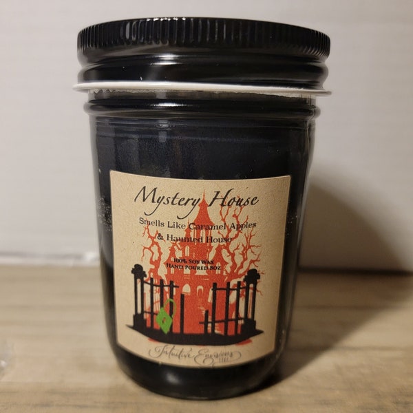 Haunted House Candle - Etsy
