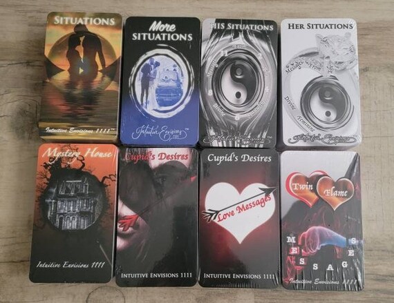SITUATIONS Oracle Deck BUNDLE of 8 Decks HIS & Her More - Etsy