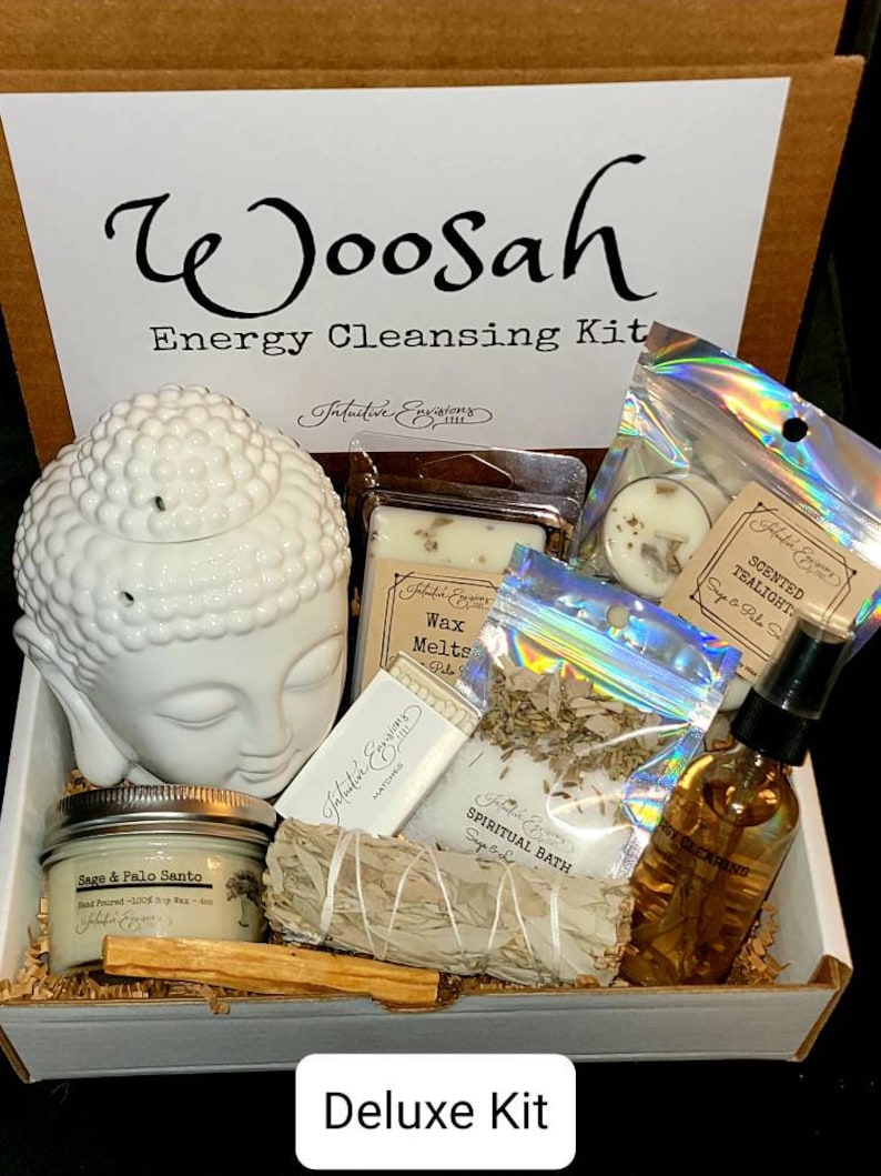Energy Clearing Cleansing Kit Sage Palo Santo custom - Etsy