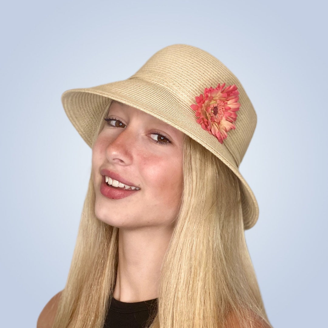 Paper Braid Bucket Sun Hat - Etsy