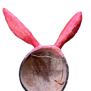 Jackrabbit Coconut Mask, Wall Decor, Wall Hanging, Wall Mask, Mexican ...