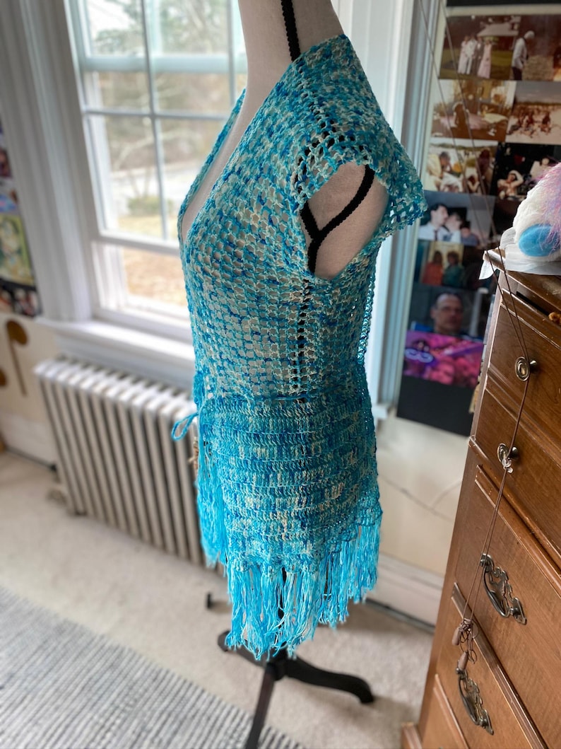 Fringed Hippie Vest Pattern - Etsy