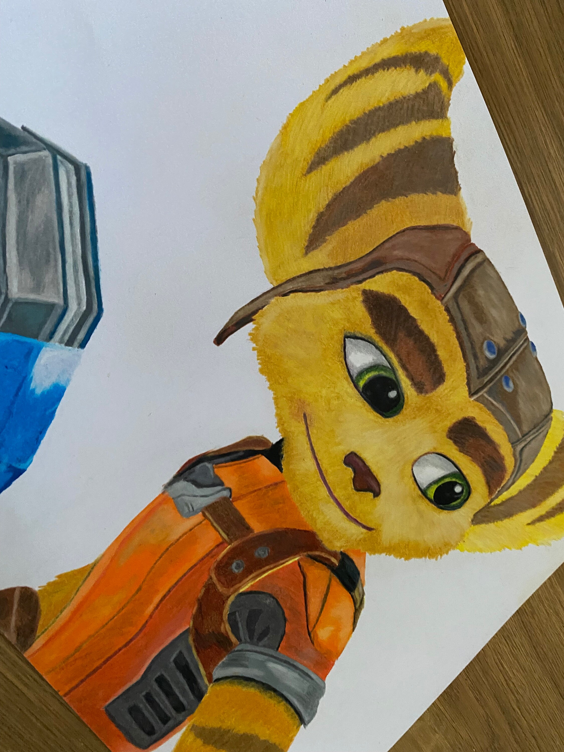 Ratchet ( Ratchet and Clank ) / A3 Detailed Drawing - Etsy