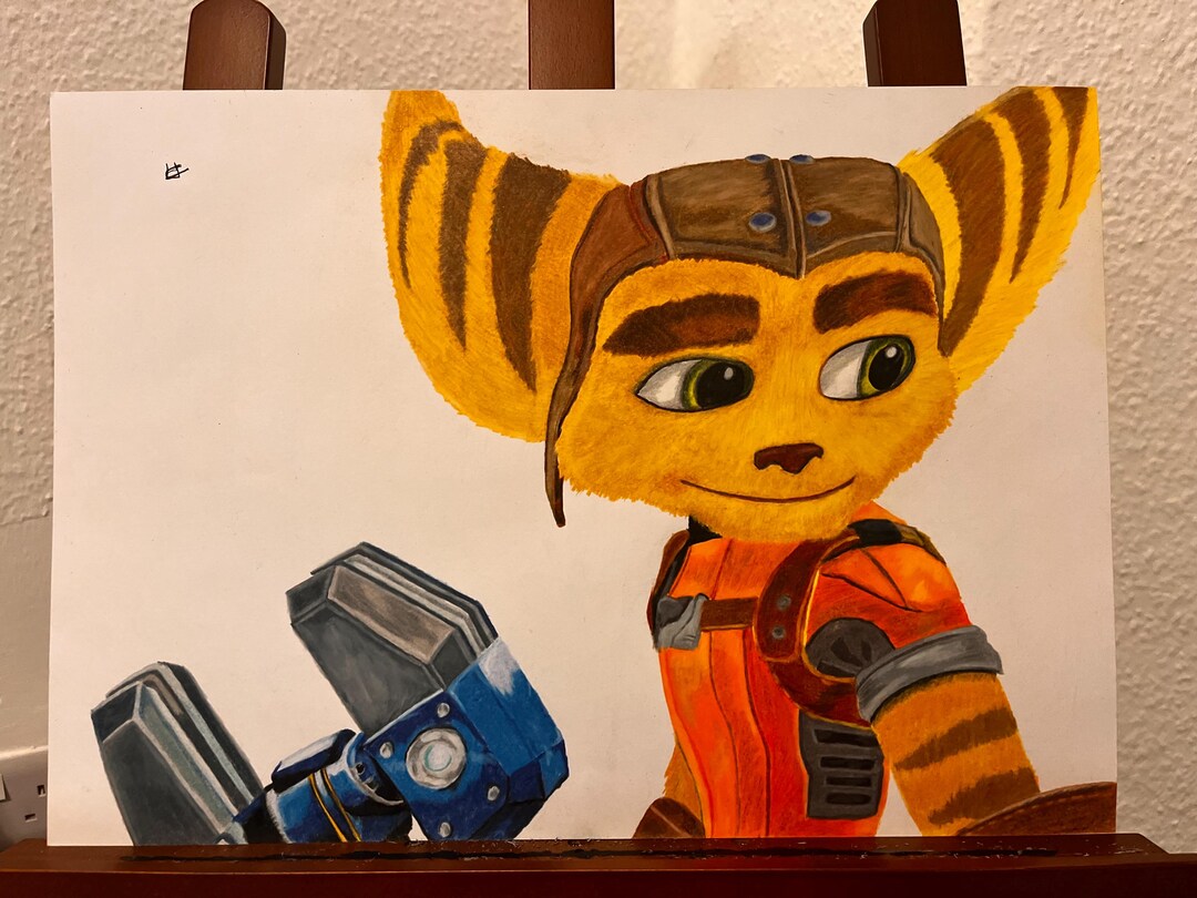 Ratchet ( Ratchet and Clank ) / A3 Detailed Drawing - Etsy