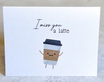 Miss You a Latte | Etsy