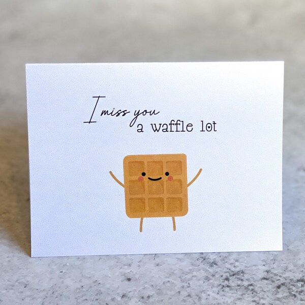 I Miss You Card - Etsy