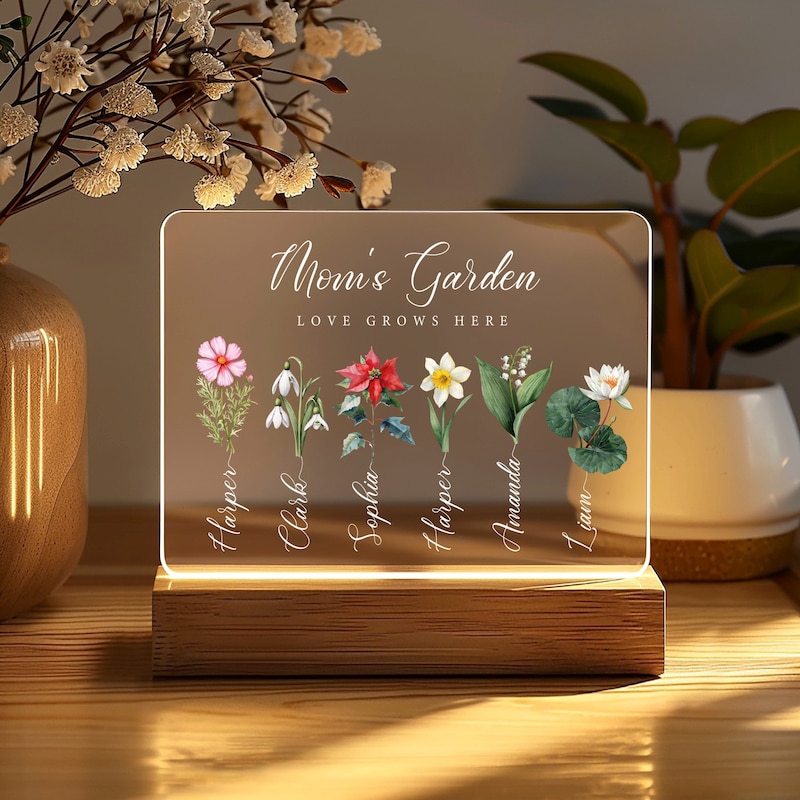 Flower Acrylic Wall Frame - Etsy