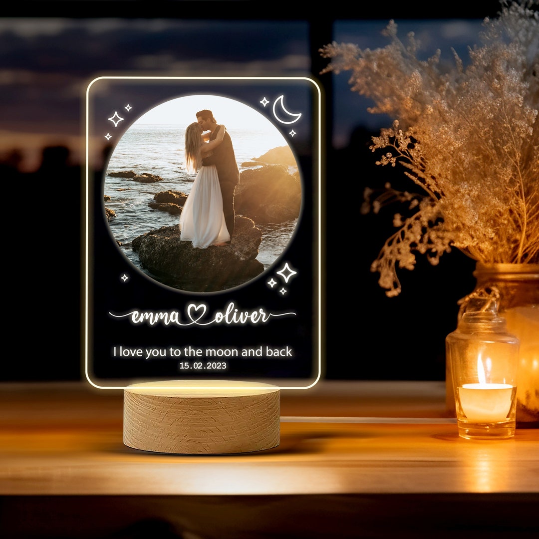 Custom Engagement Gifts for Couple Personalized Engaged Gifts ...