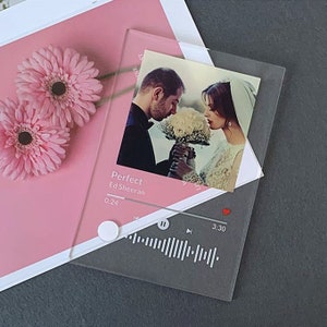 Custom Music Plaque Favorite Song Gift for Her Gift for Him Couples ...