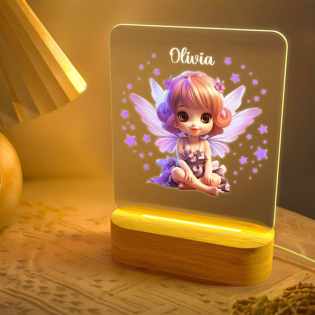 Custom Baby Night Light,personalized Butterfly Nightlight With Name ...