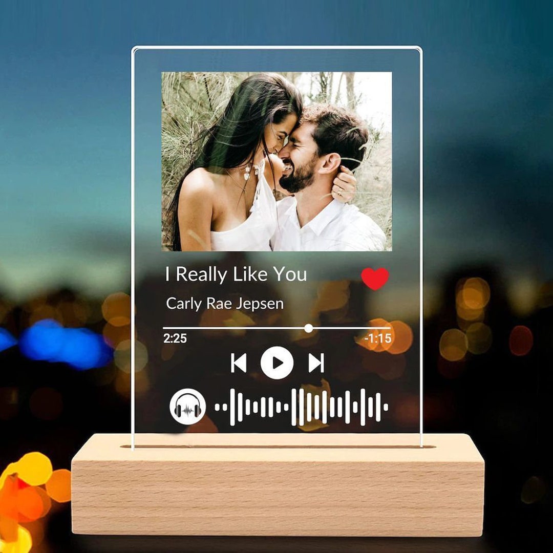 Custom Music Plaque Favorite Song Gift for Her Gift for Him Couples ...