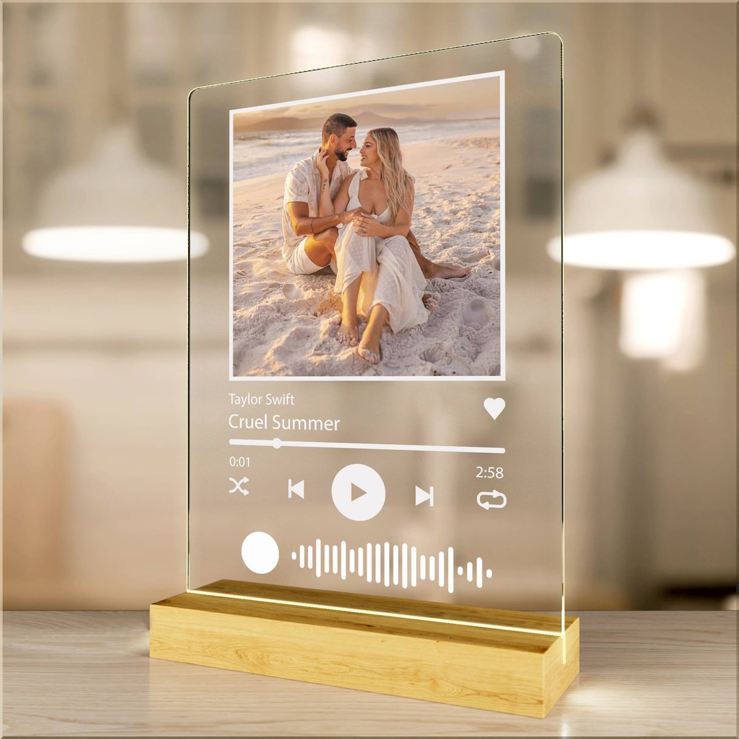 Custom Acrylic Music Plaque Song Plaque Personalized Album Cover Music ...