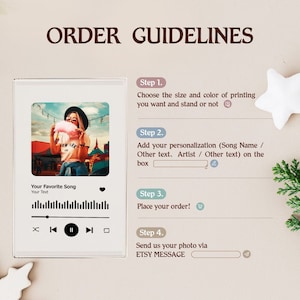 Custom Music Plaque Favorite Song Gift for Her Gift for Him Couples ...