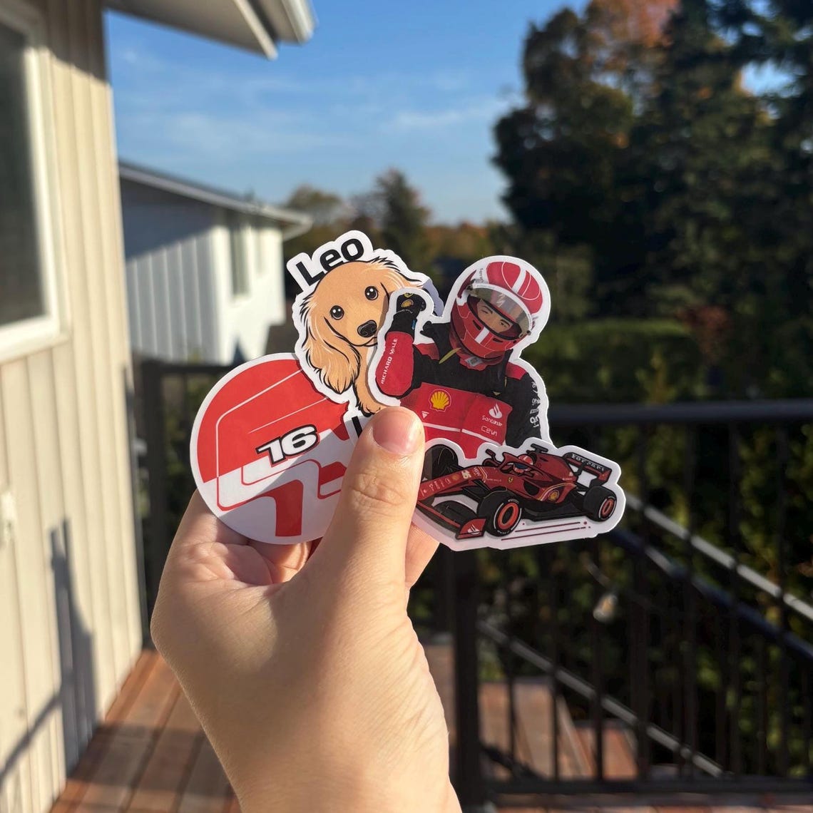 Charles Leclerc Ferrari F1 Car (SF-24) | Sticker - Etsy