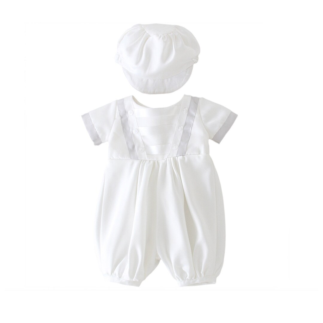 Boy Girl Smocked Bloomer Romper Outfit , First Birthday Outfit, Baby ...