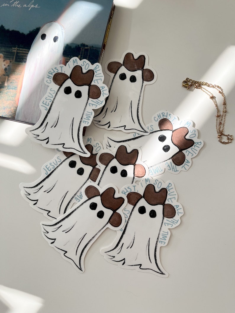 Funeral Ghost Phoebe Bridges Sticker Stranger in the Alps - Etsy