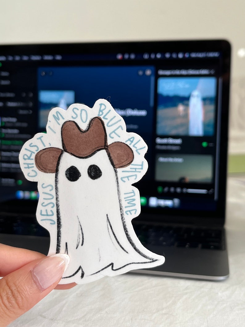 Funeral Ghost Phoebe Bridges Sticker Stranger in the Alps - Etsy