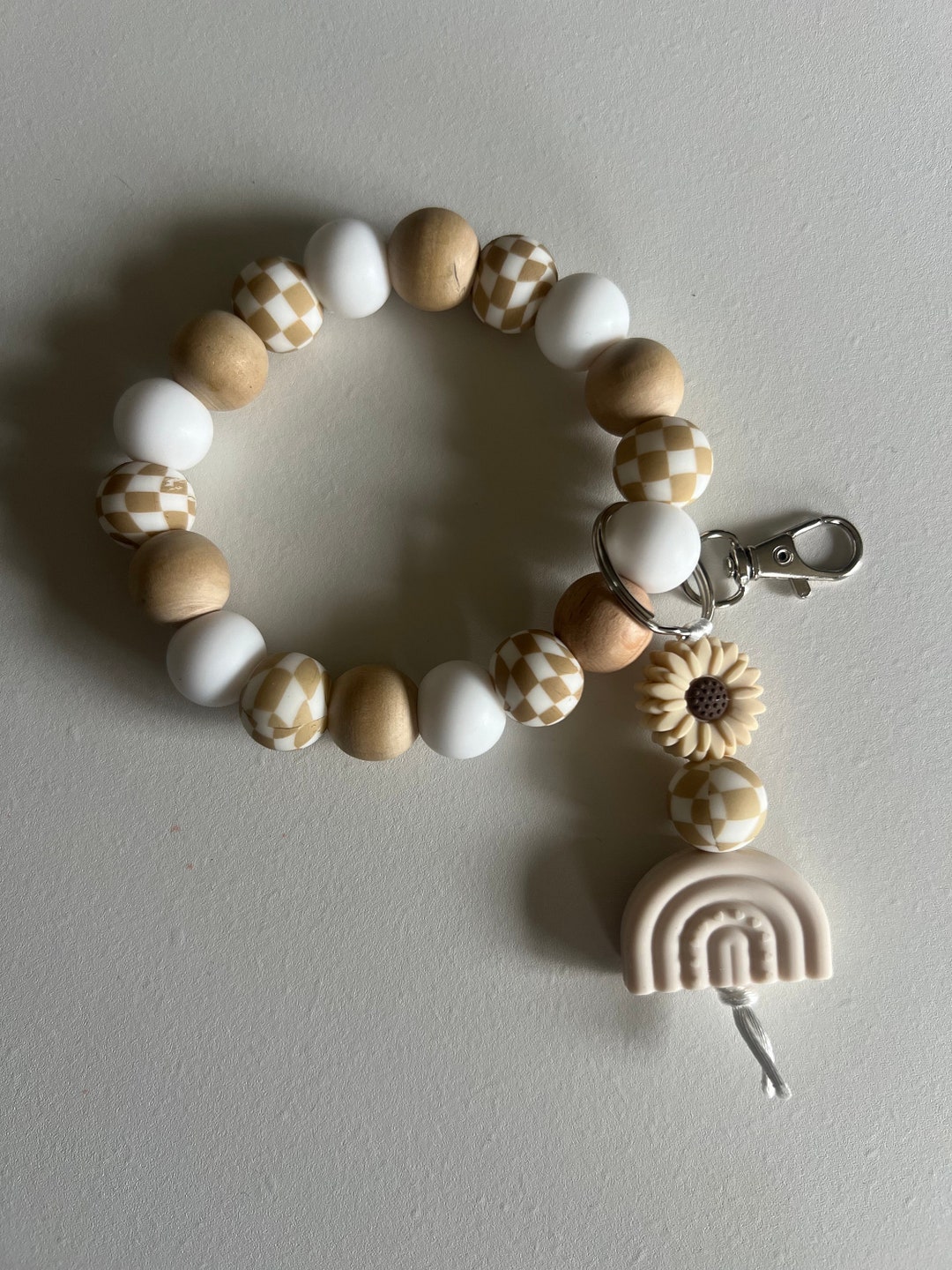 Boho Checkered Wristlet - Etsy