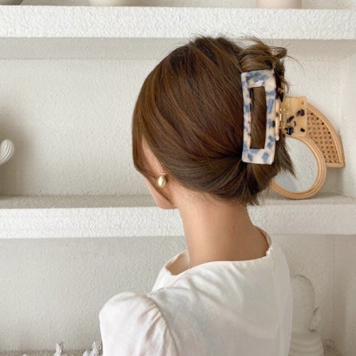 Geometric Hair Pin Simple Hair Barrette Metal Hair Clip - Etsy