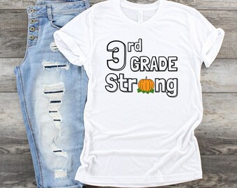 Kindergarten Strong Grade Level Teacher Team Black Shirt | Etsy