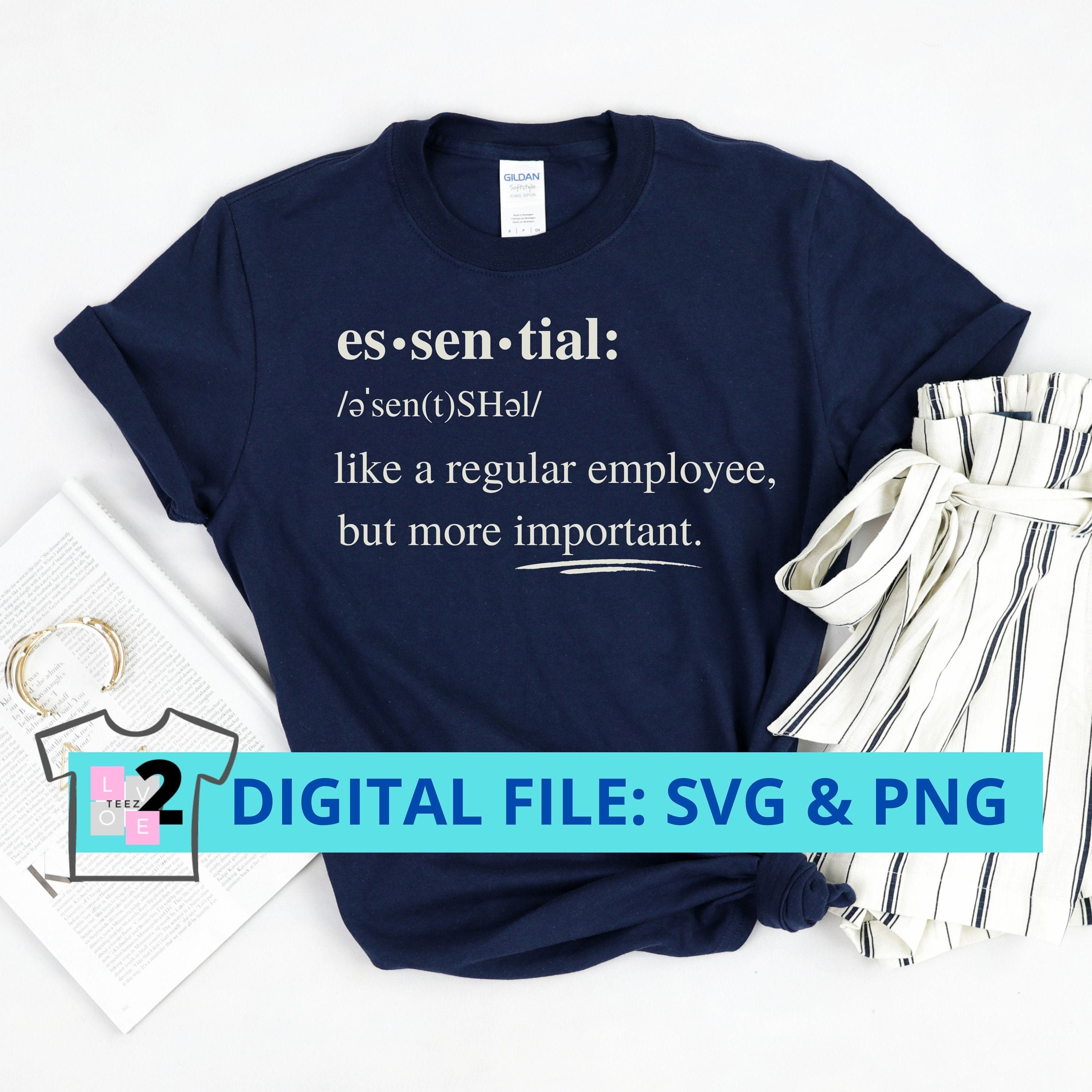 Essential Definition SGV PNG | Staff Appreciation Gift | Essential ...