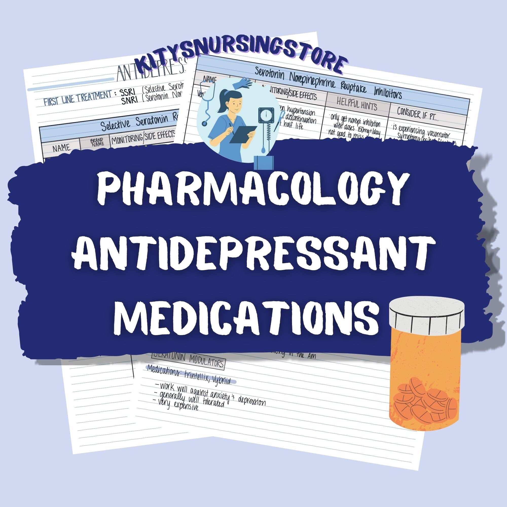 Antidepressant Medications Pharmacology: Ssri, Snri, Buproprion and ...