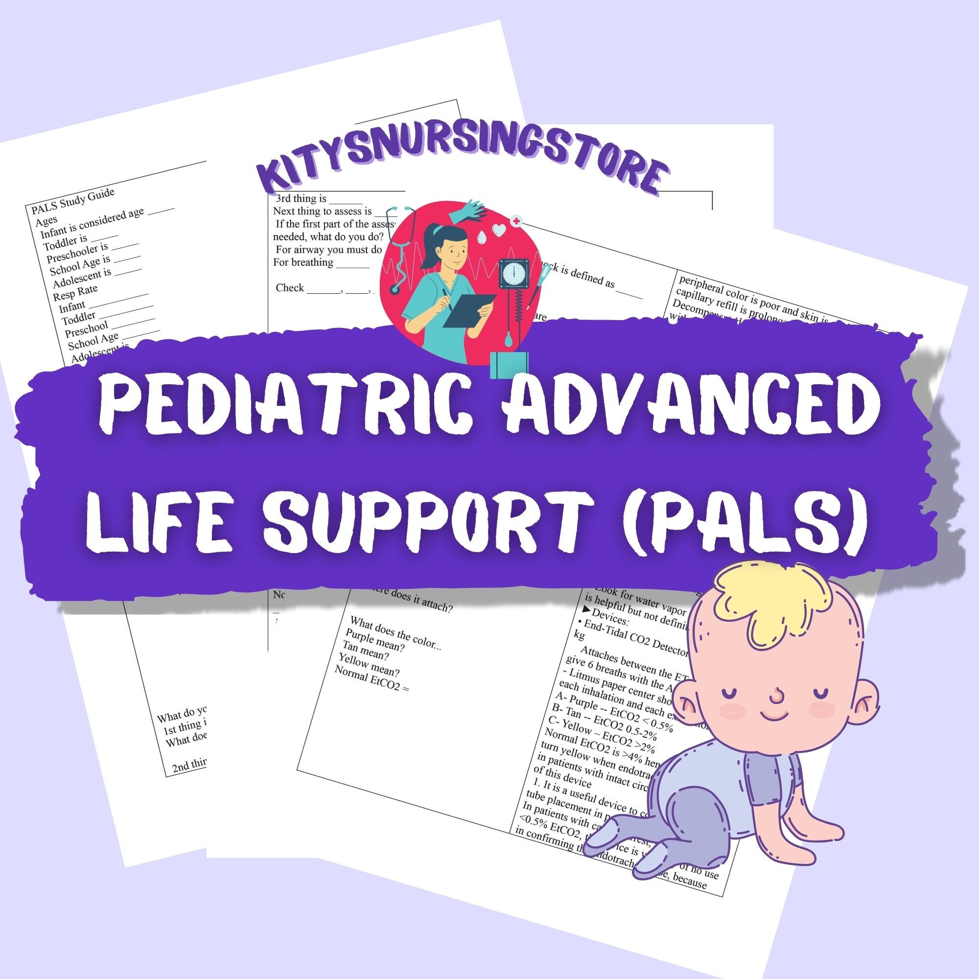 Pediatric Advanced Life Support (PALS) Exam Pre Notes and Tips 14 Pages ...