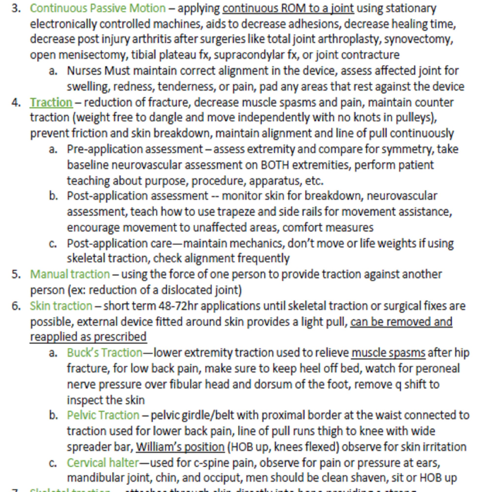 Colorful Orthopaedical Nursing Notes 23 Pages PDF Instant Digital ...