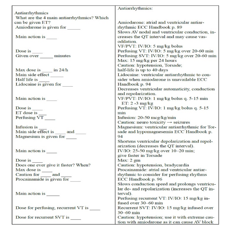 Pediatric Advanced Life Support (PALS) Exam Pre Notes and Tips 14 Pages ...