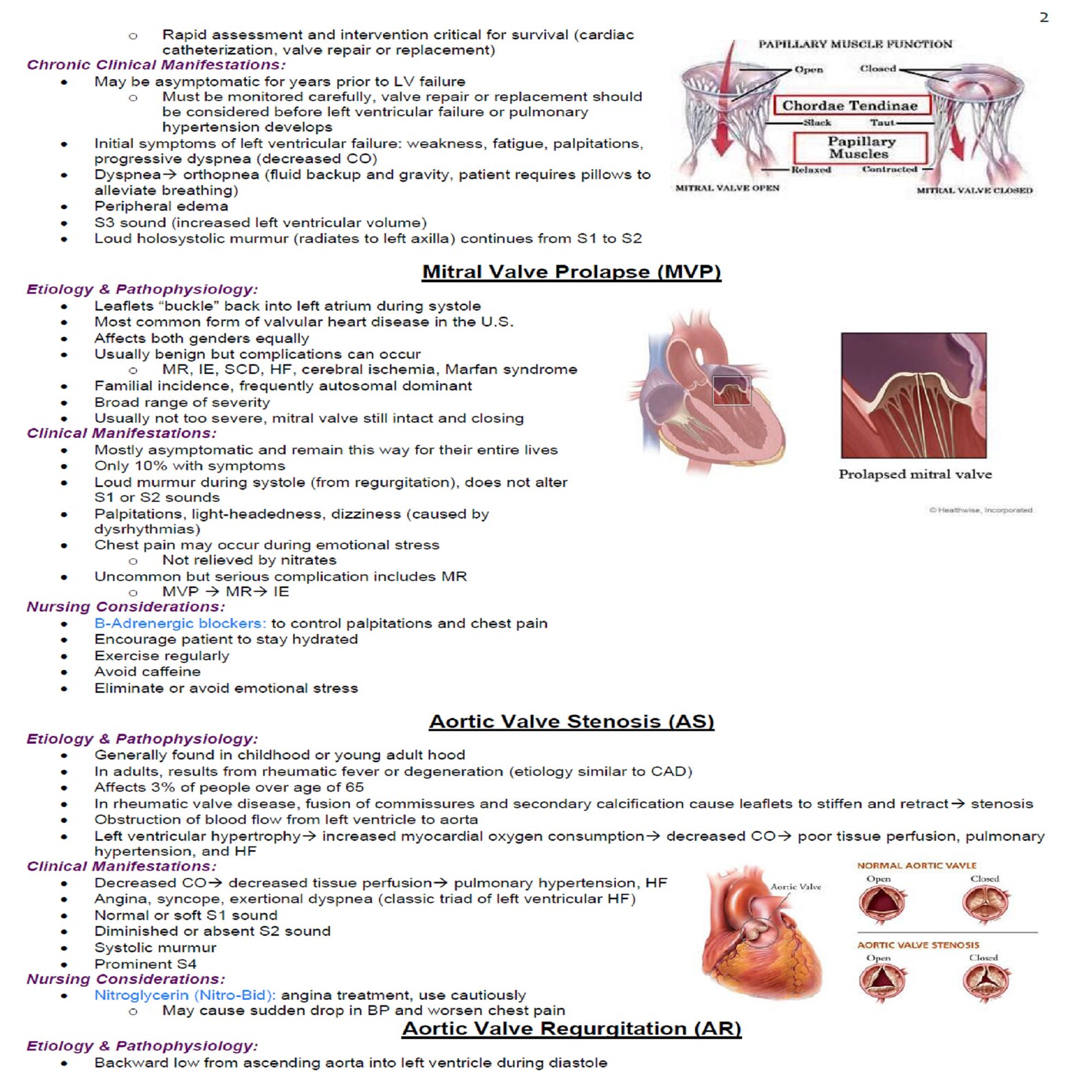 Amazing RN Cardiology Unit Notes 20 Pages I Got A on My Exam - Etsy
