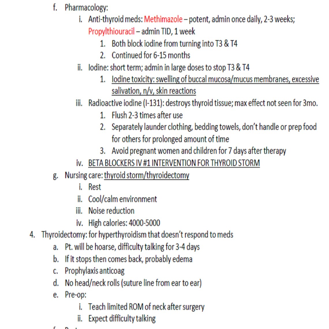 Colorful Endocrinology Disorders Nursing Notes 9 Pages Instant - Etsy