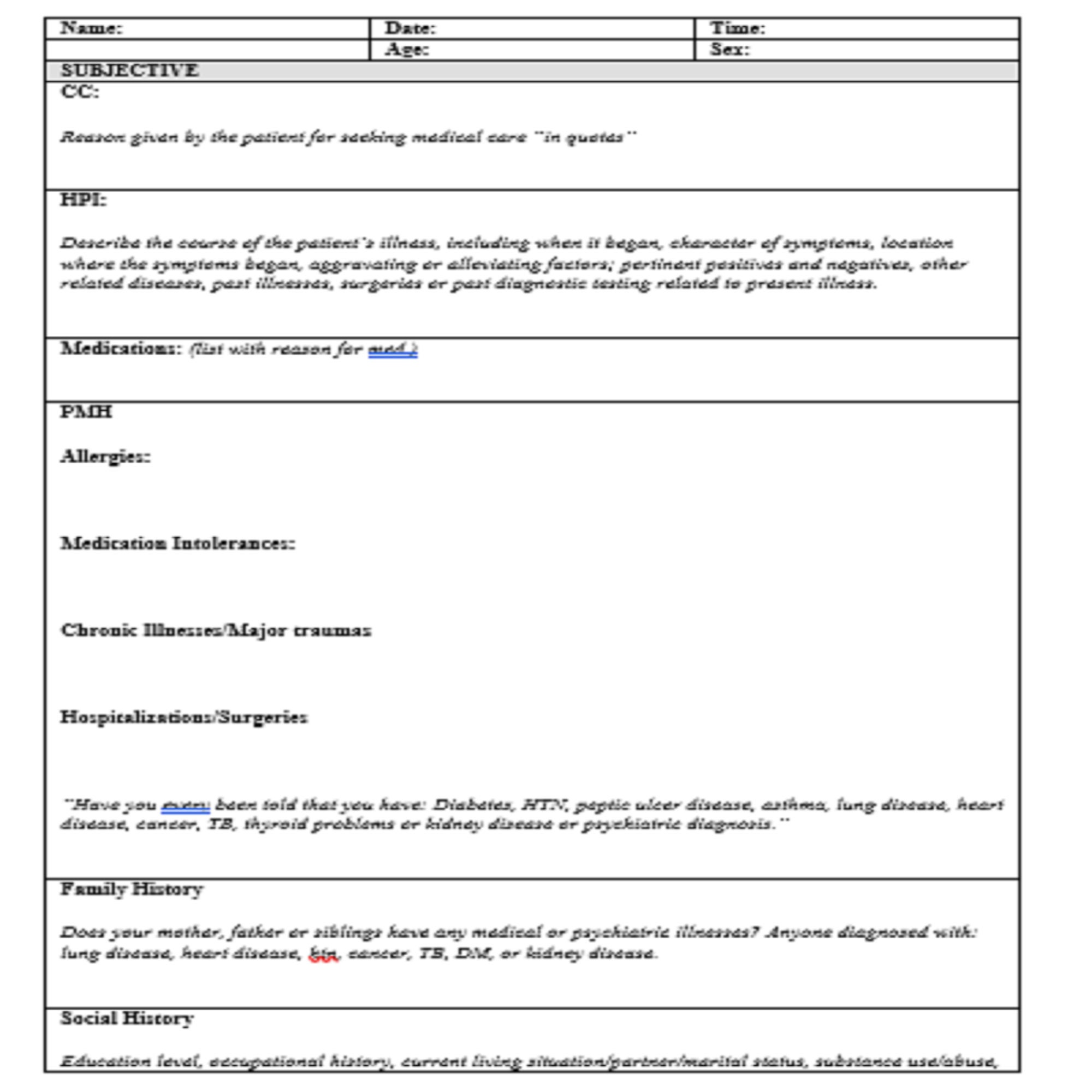 Best SOAP Note Template 2 Pages and 2 Bonus Pages With Guidelines for ...