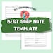 Best SOAP Note Template 2 Pages and 2 Bonus Pages With Guidelines for ...