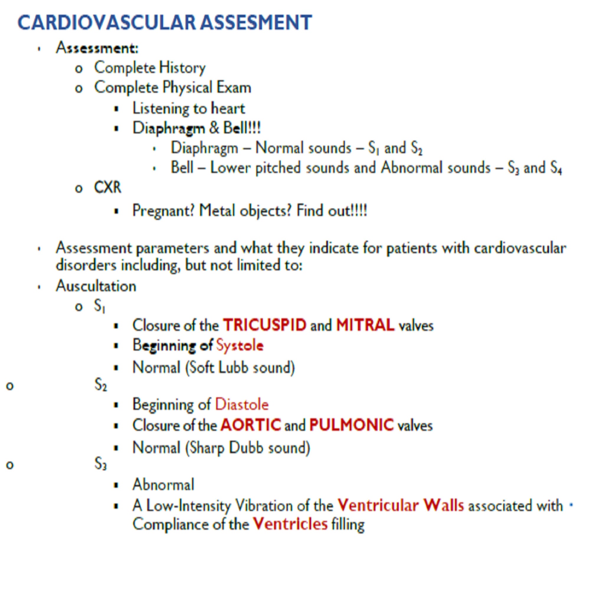 Colorful Cardiac Nursing Study Guide 28 Pages PDF Instant Digital ...