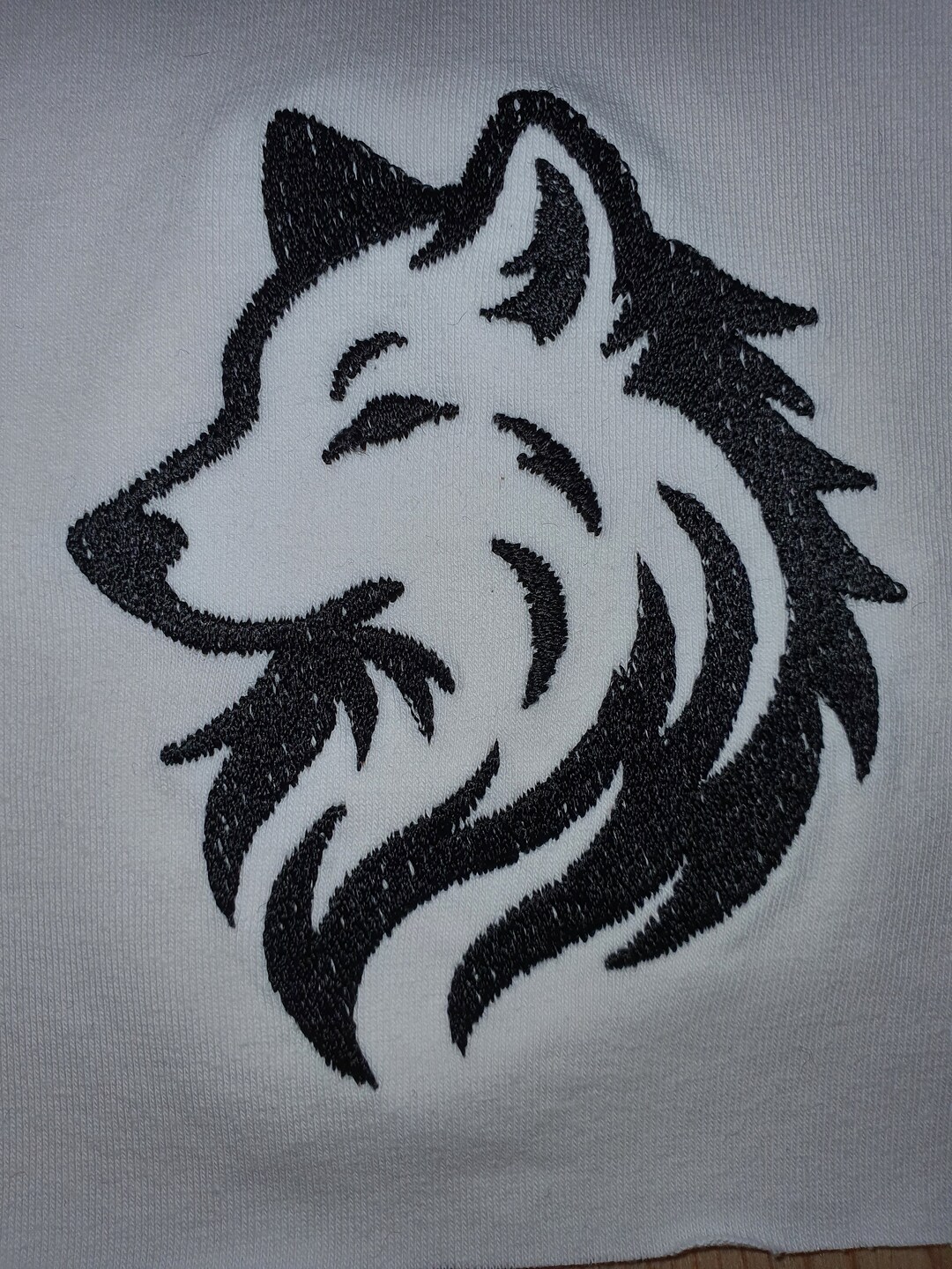Embroidery File Wolf Head Frame 10 X 10 Cm - Etsy