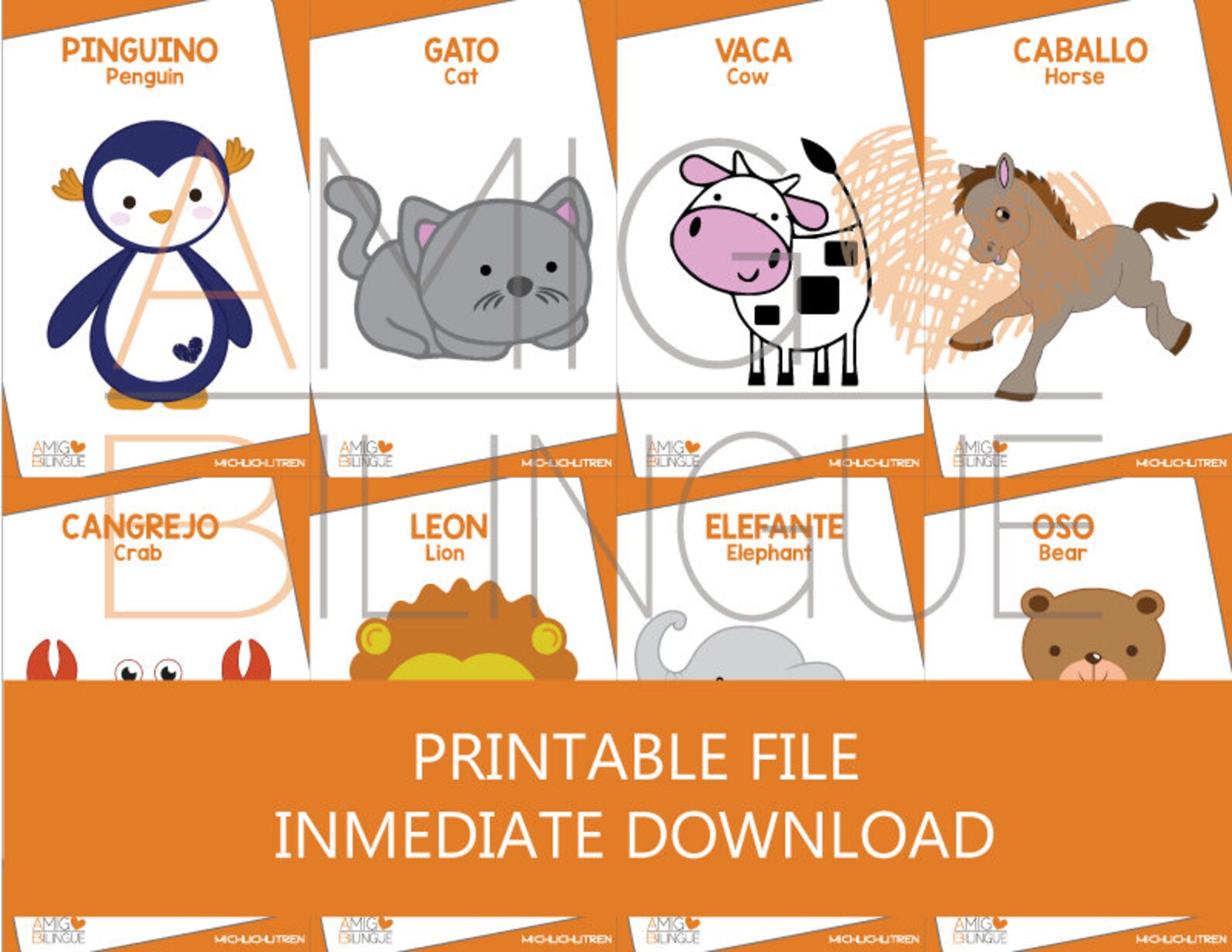 Spanish Bilingual Game Two in One Guess Who or What. Quien - Etsy