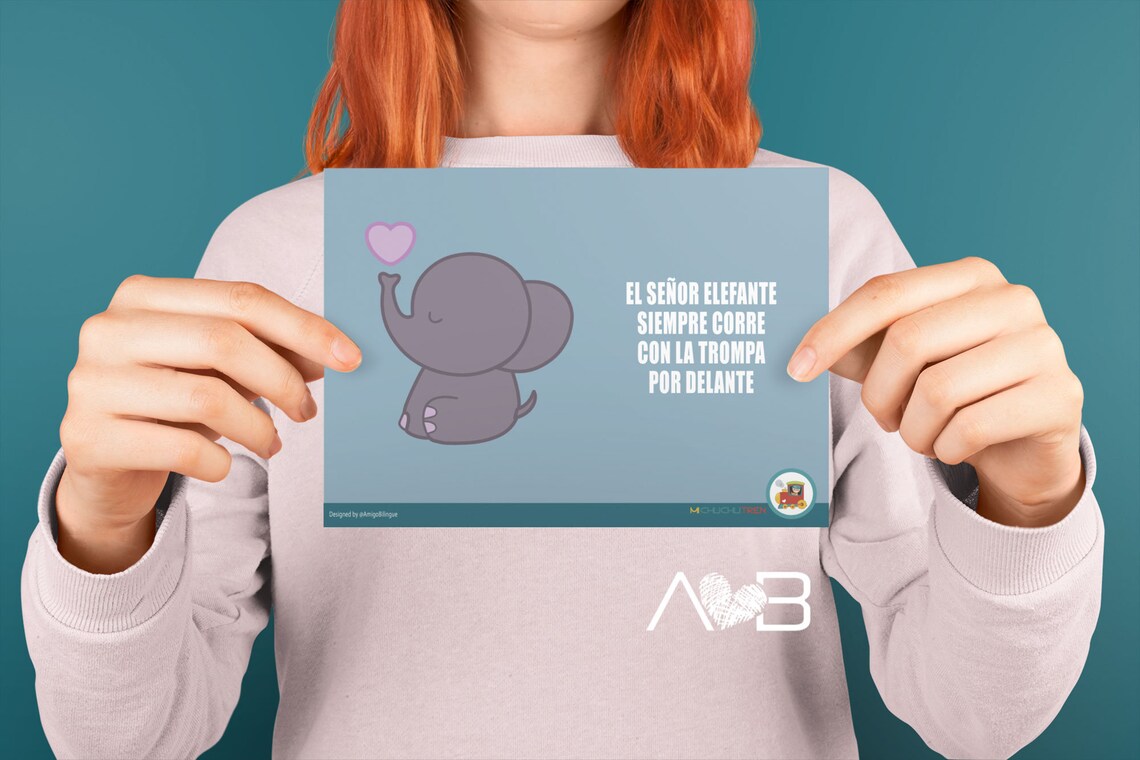 Spanish Rhyming Cards for Kids, Big Flashcards Educational Resource ...