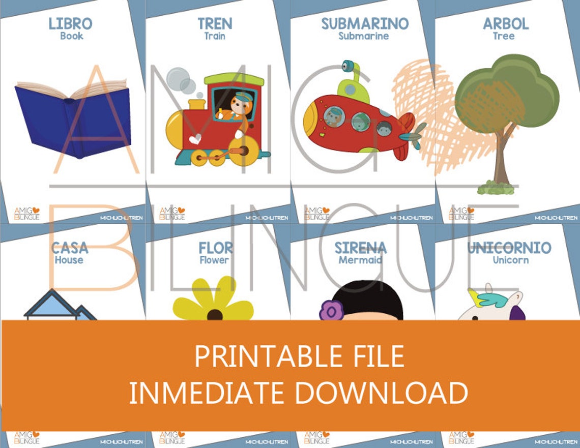 Spanish Bilingual Game Two in One Guess Who or What. Quien - Etsy