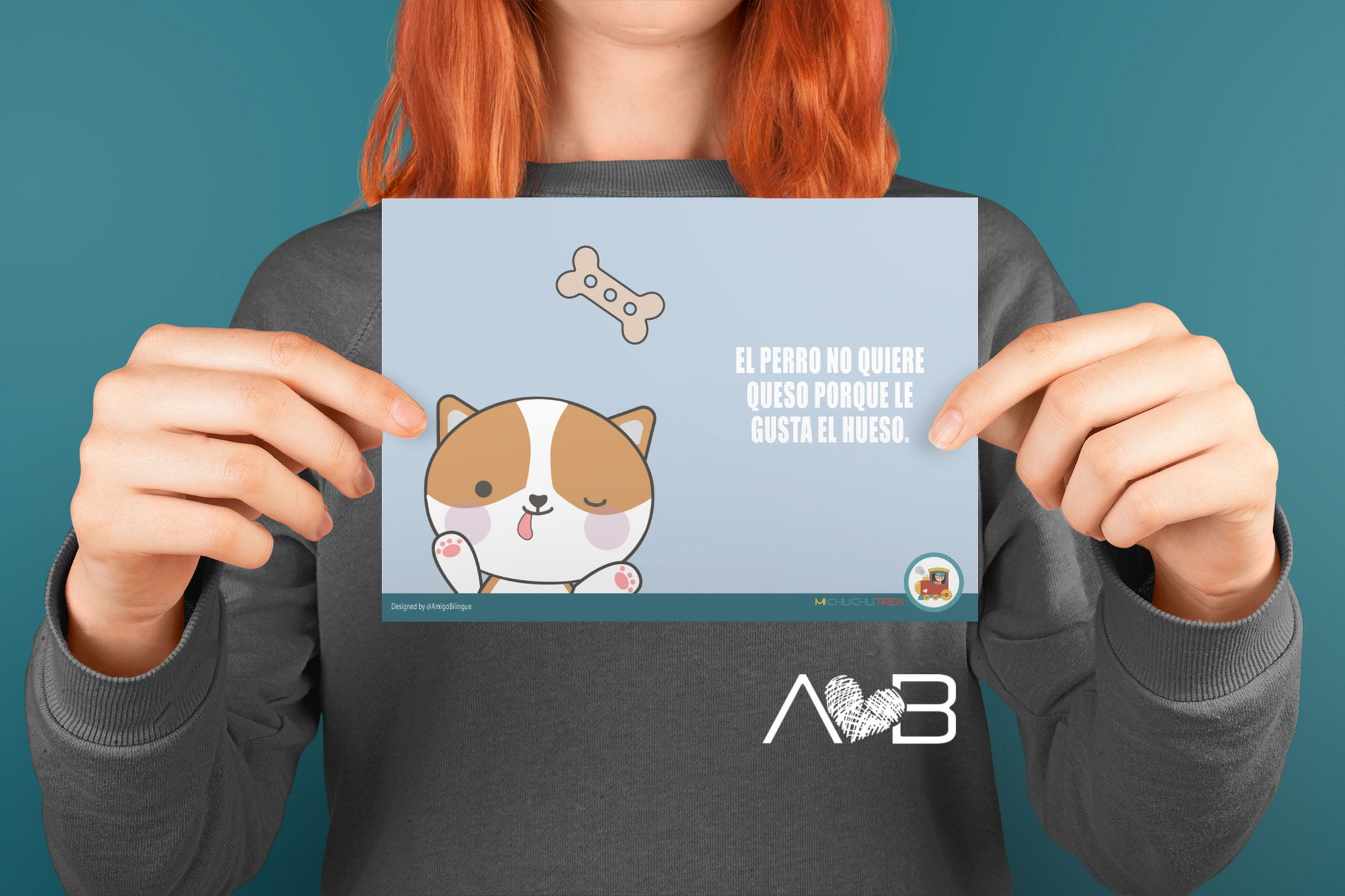 Spanish Rhyming Cards for Kids Big Flashcards Educational - Etsy