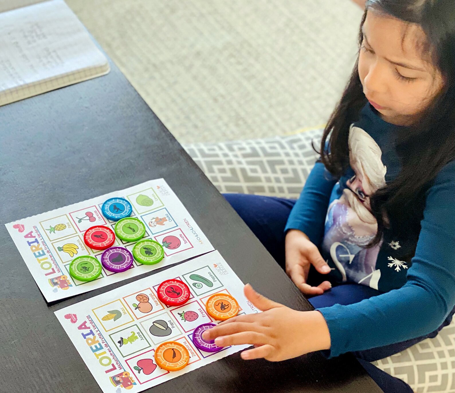 Loteria Frutas Y Verduras fruits and Vegetables and Matching Game ...