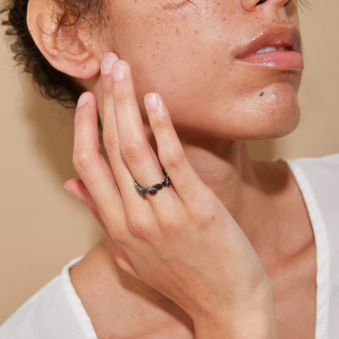 Handcrafted 925 Sterling Silver Livia Sapphire Ring With All | Etsy