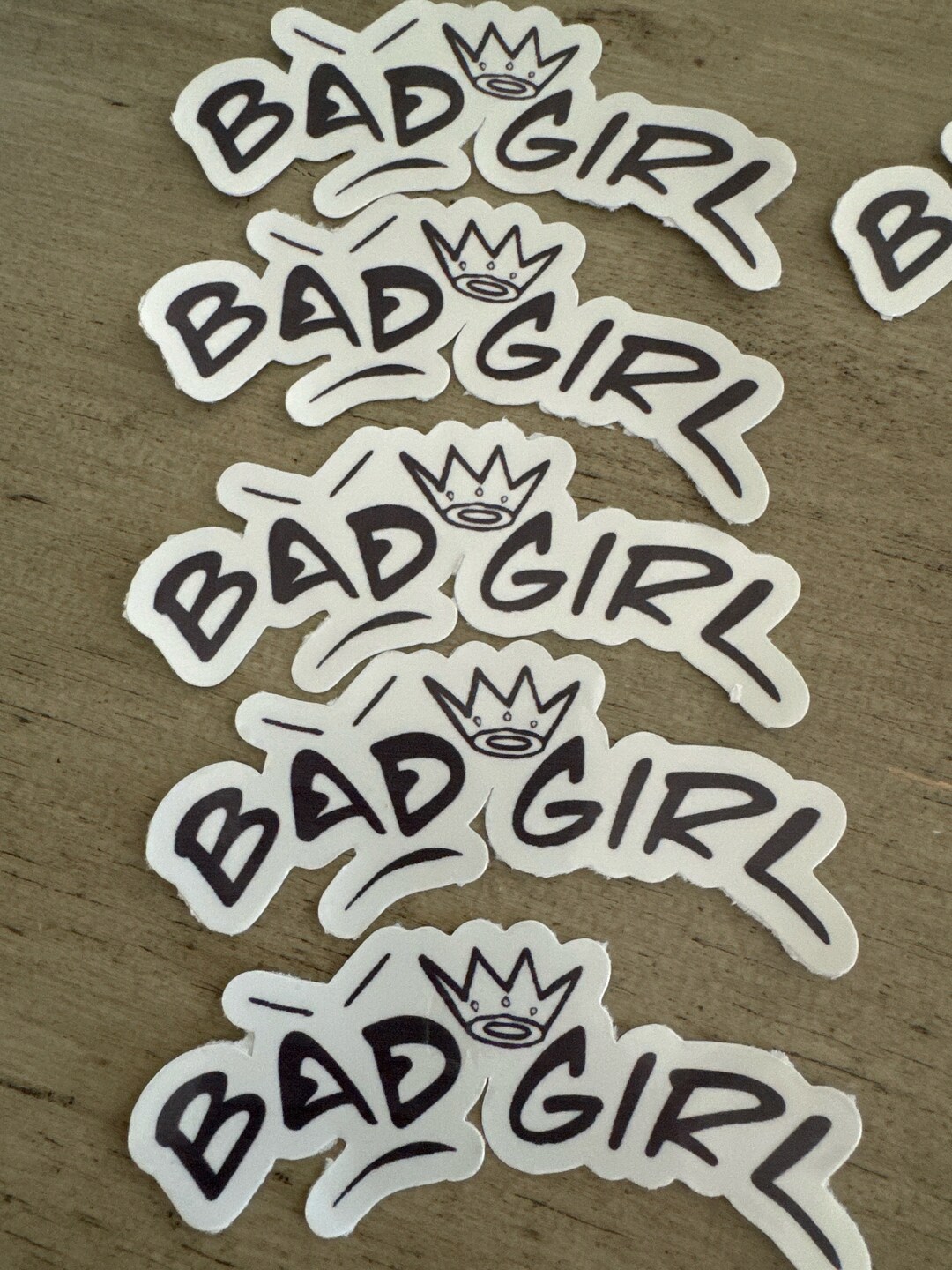 Bad Girl Sticker - Etsy