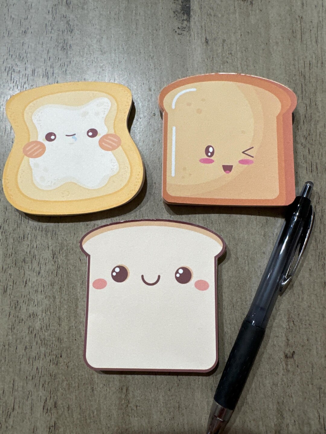 Kawaii Bread Notepads - Etsy