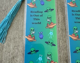 UFO Alien Extraterrestrial ET Fantasy Bookmark - Etsy