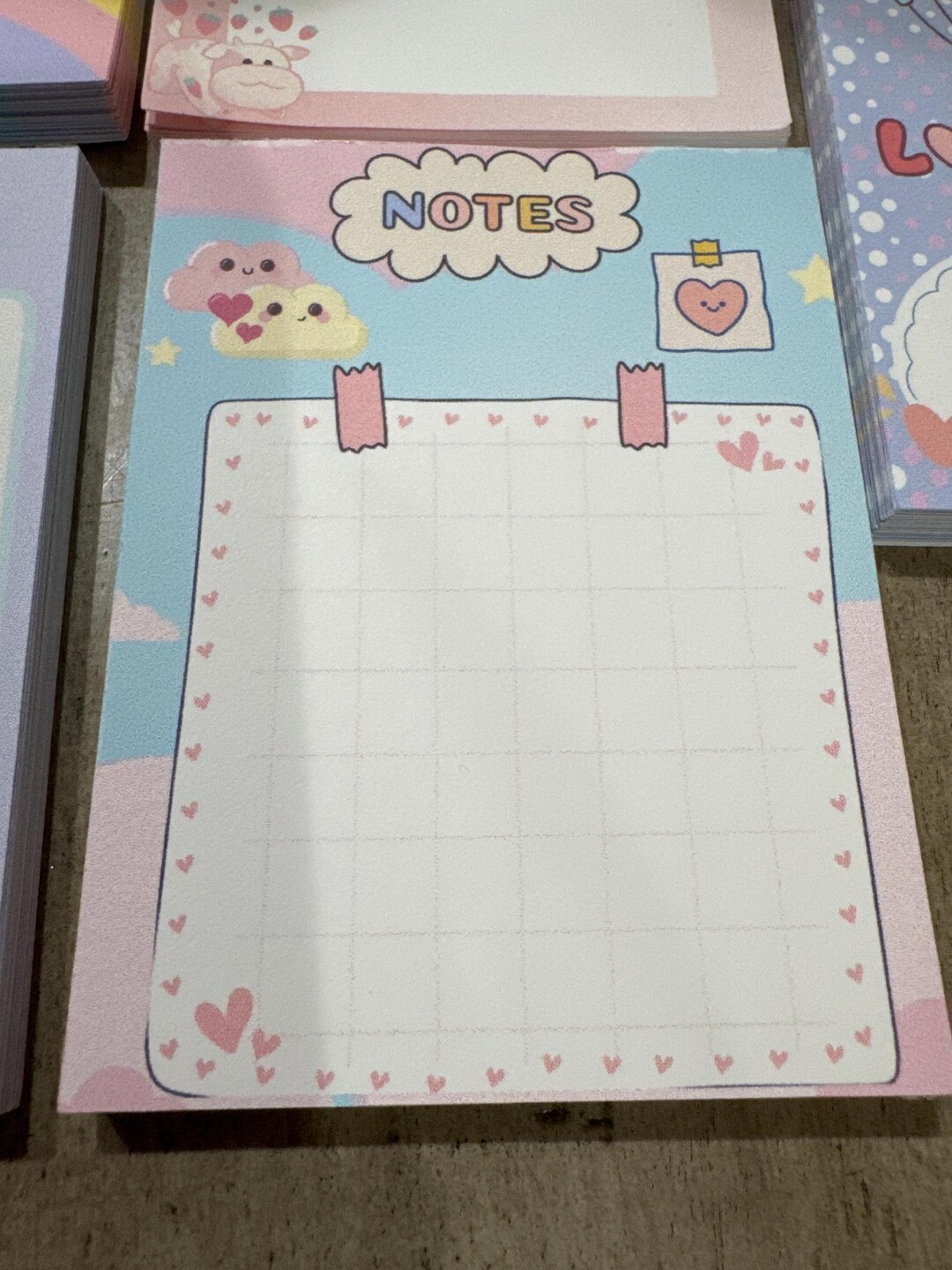 Kawaii Design Notepad - Etsy